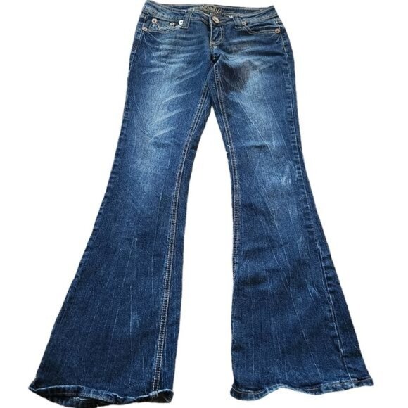 Vanity | Jeans | Vanity Premium Collection Womens 26x33 Jeweled Cross ...